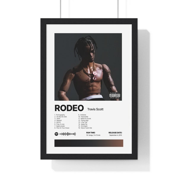 Travis Scott Poster Rodeo - Etsy