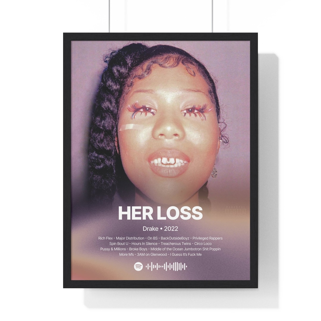 Her Loss Drake Music Player Poster Album Print Music - Etsy Denmark