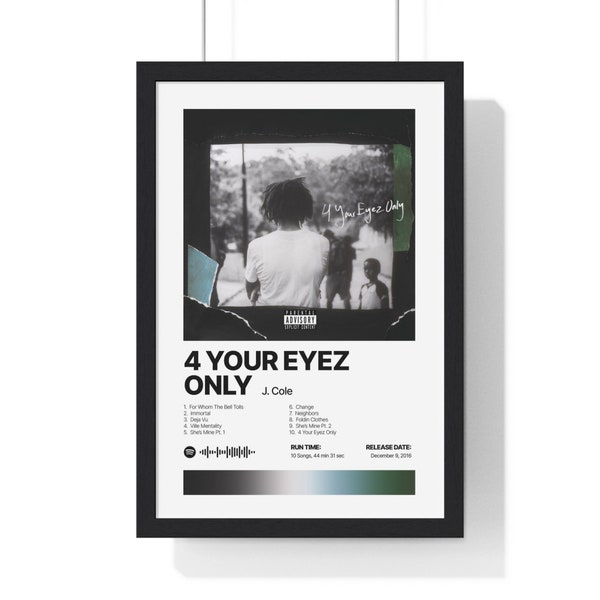 4 Your Eyez Only Album Poster - Etsy