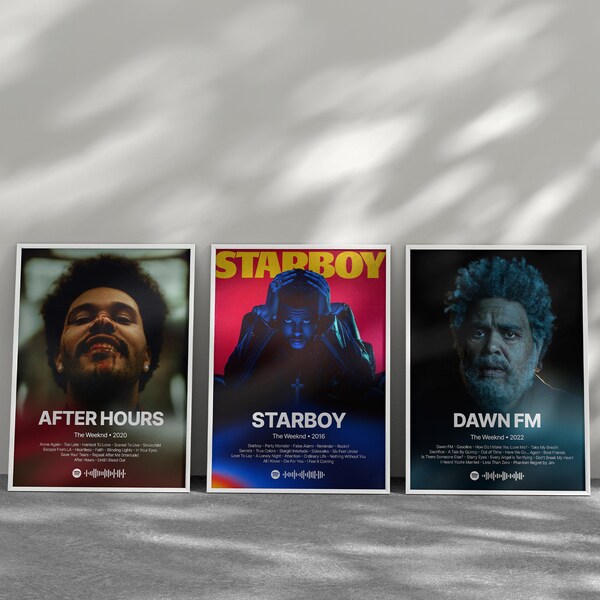 The Weeknd Album Cover Poster - Etsy