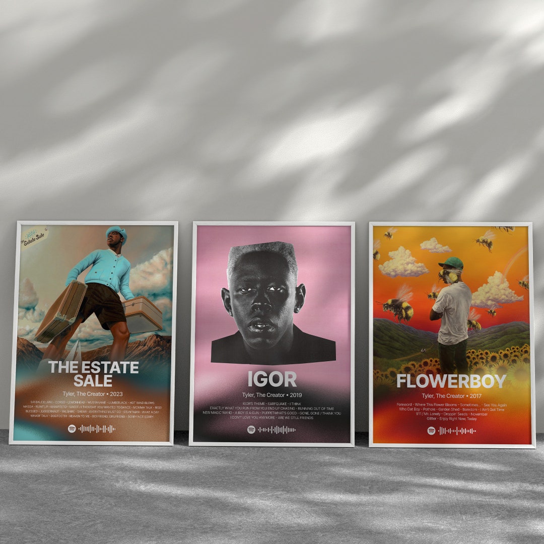 Tyler the Creator Album Cover Set of 3 Album Print Album - Etsy