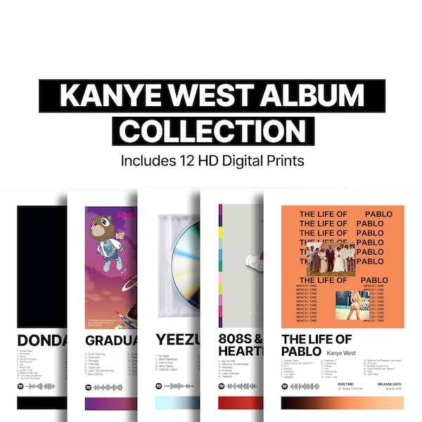 Kanye West Graduation Album Cover - Etsy