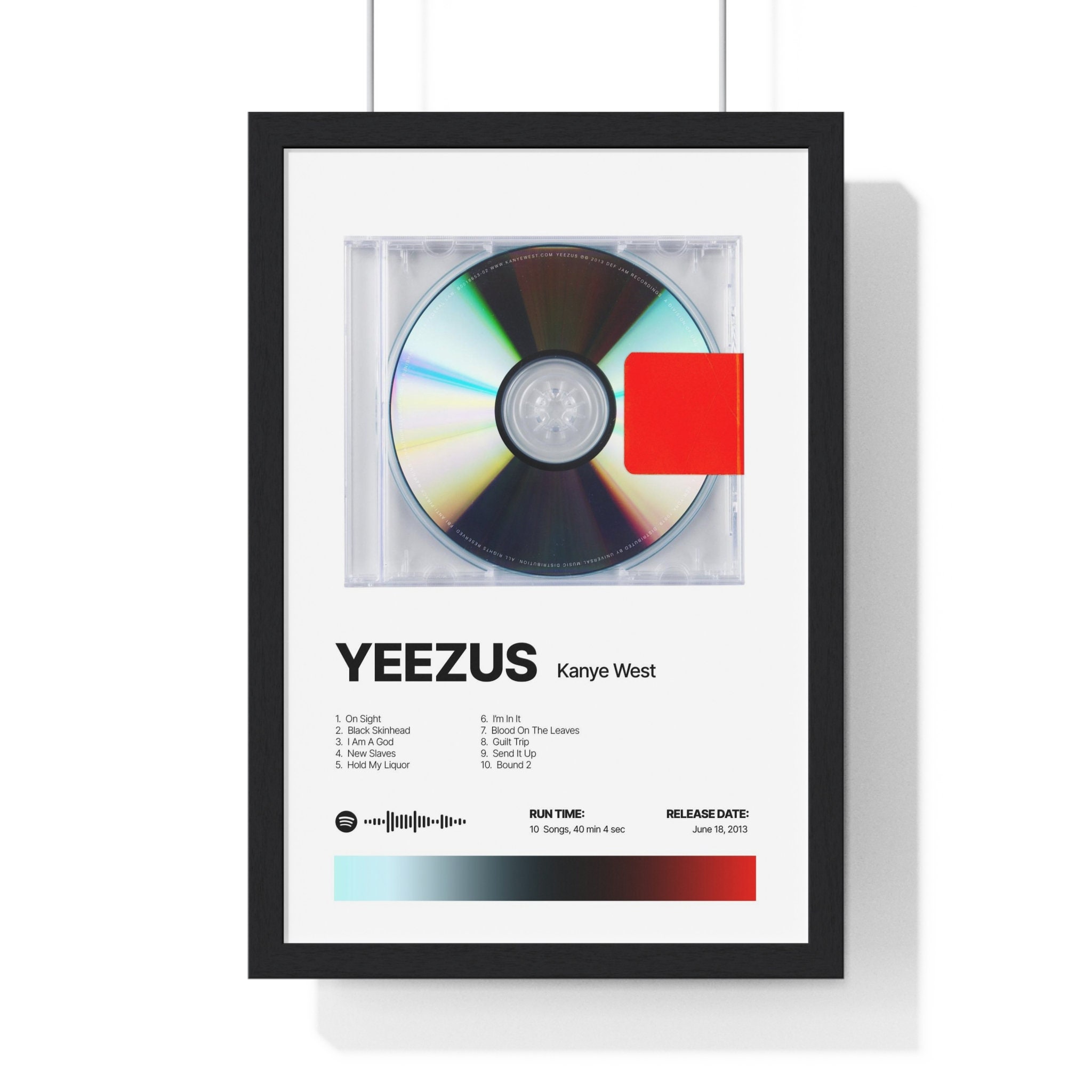 Yeezus Please Add Graffiti Poster