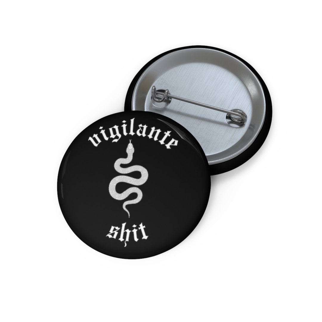 Midnights Vigilante Shit Rep Snake Inspired Pin Badge - Etsy