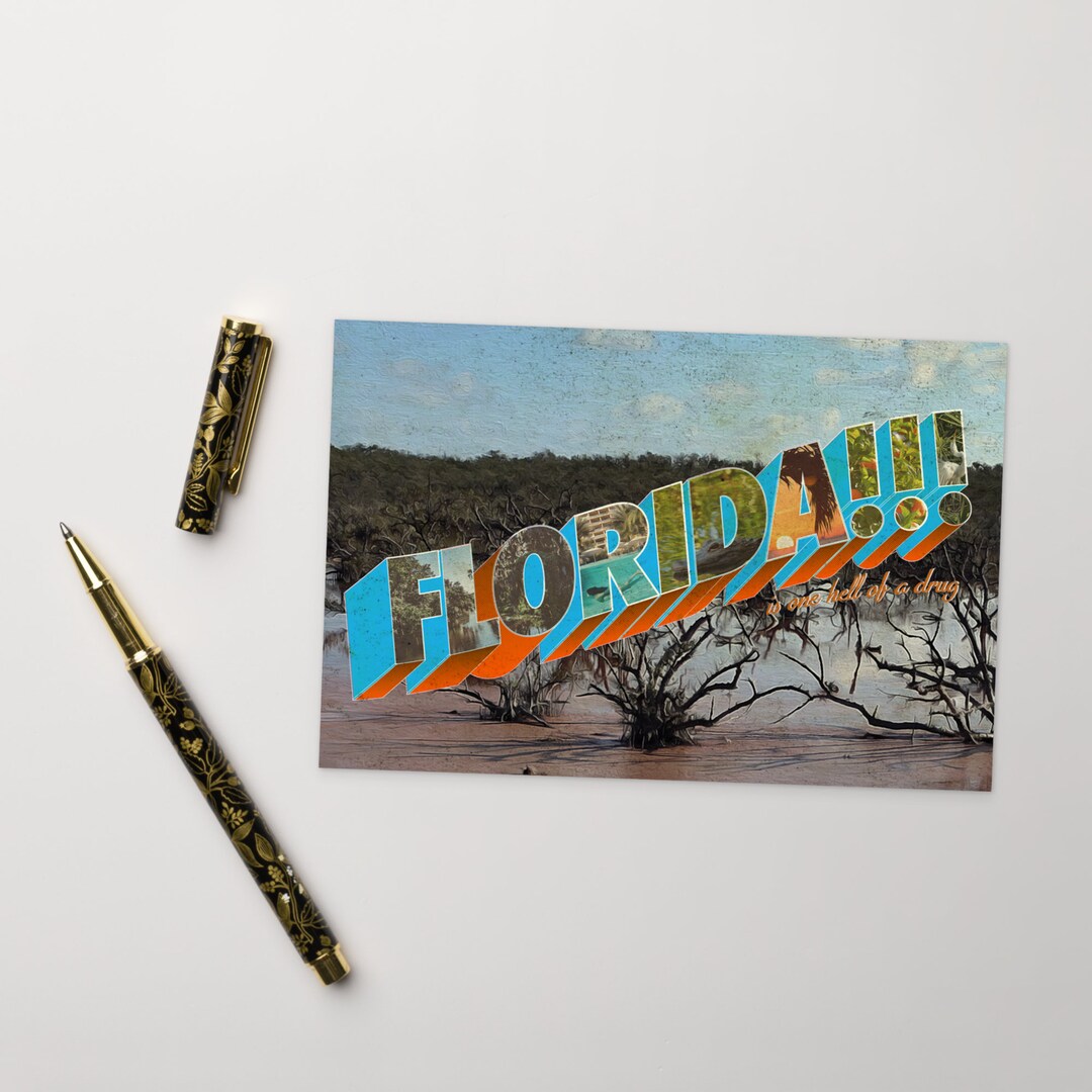 Taylor Florence TTPD Tortured Poets Florida Postcard - Etsy