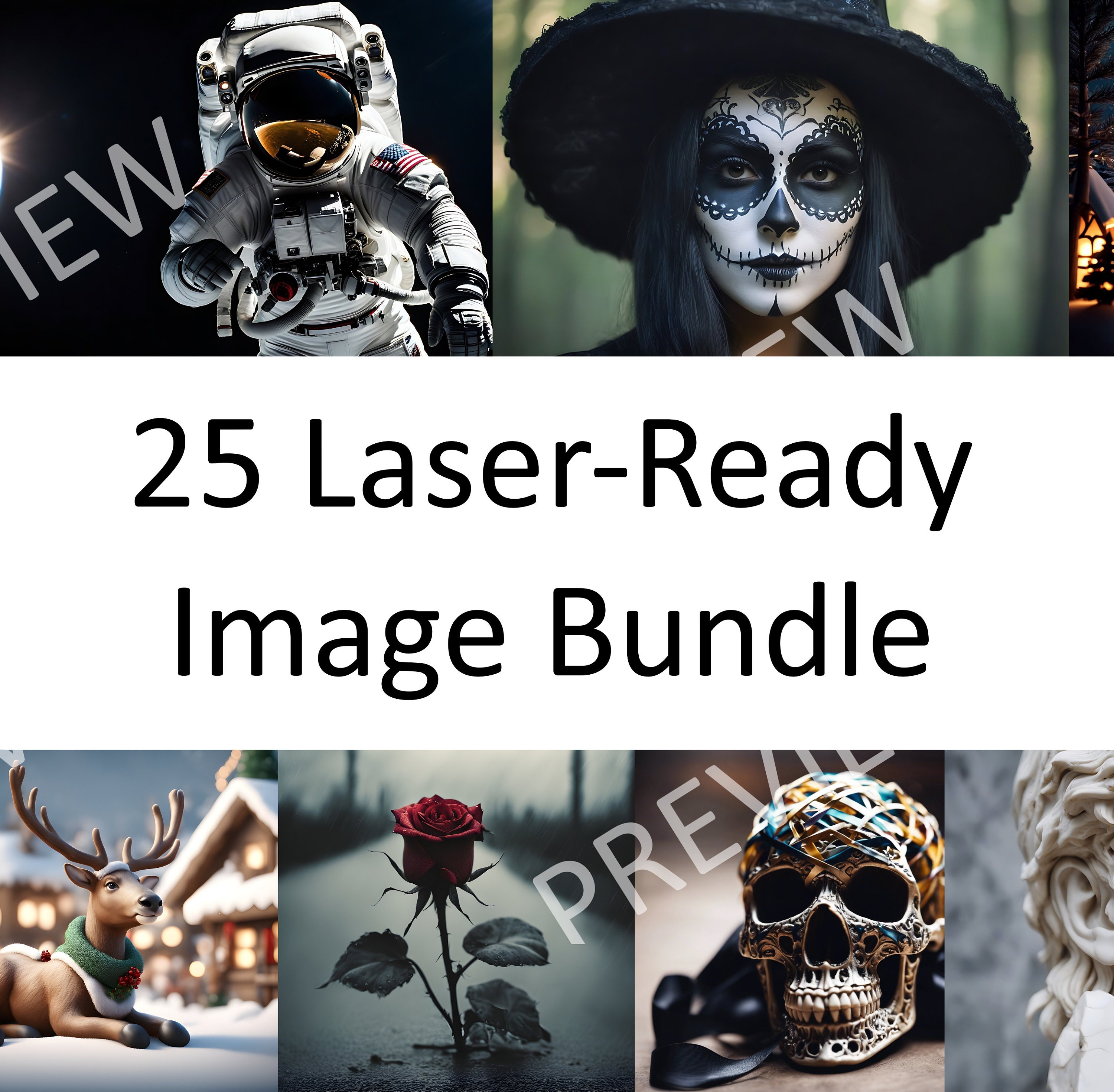 Laser-ready Image Bundle | Digital Design File | 25 Images - Etsy