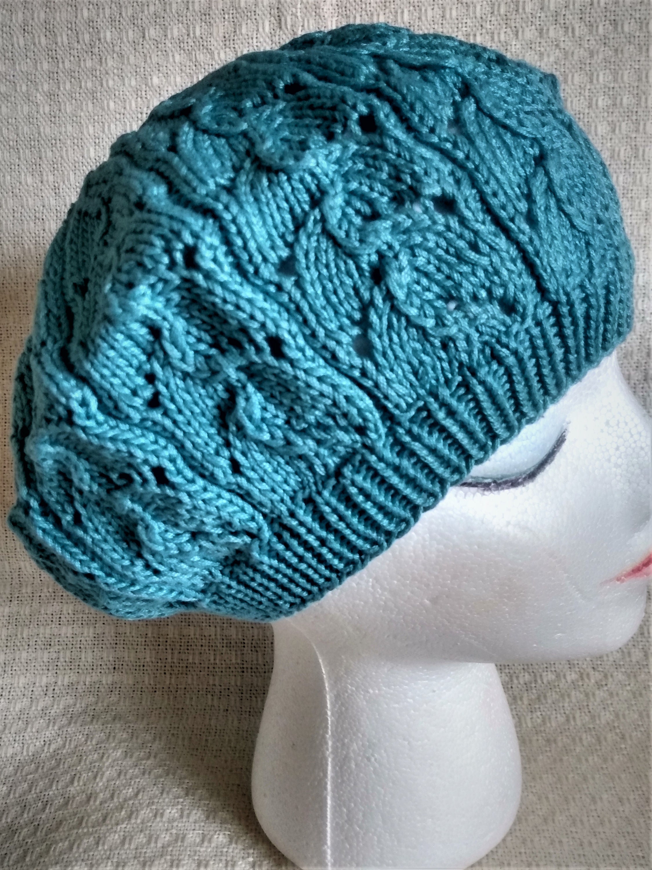 Lacy Spring Berets, Leaf and Vine Lace Beret, Lightweight Lace Beret - Etsy