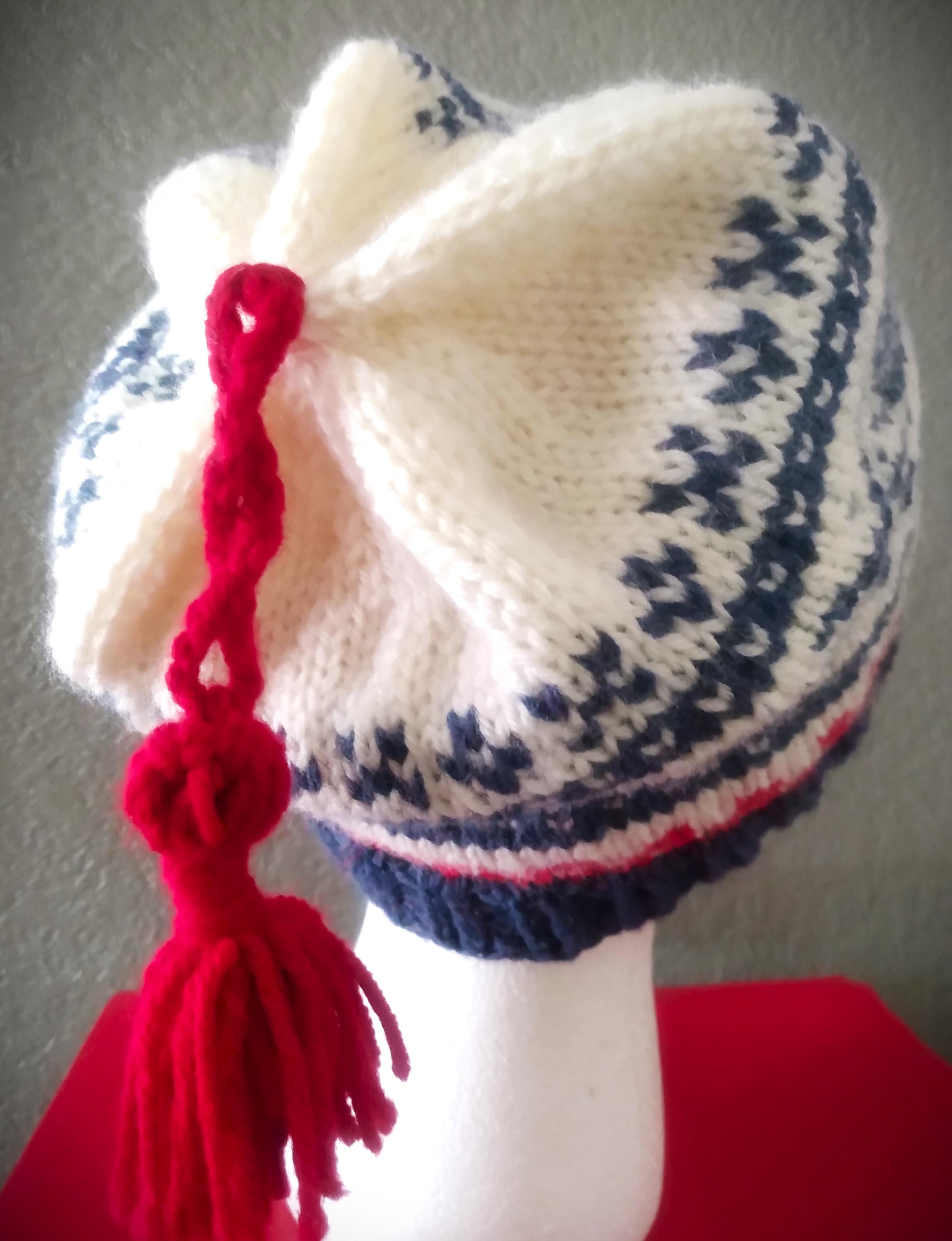 Classic Norwegian Knit Winter Beanie, Nordic Ski Hat - Etsy