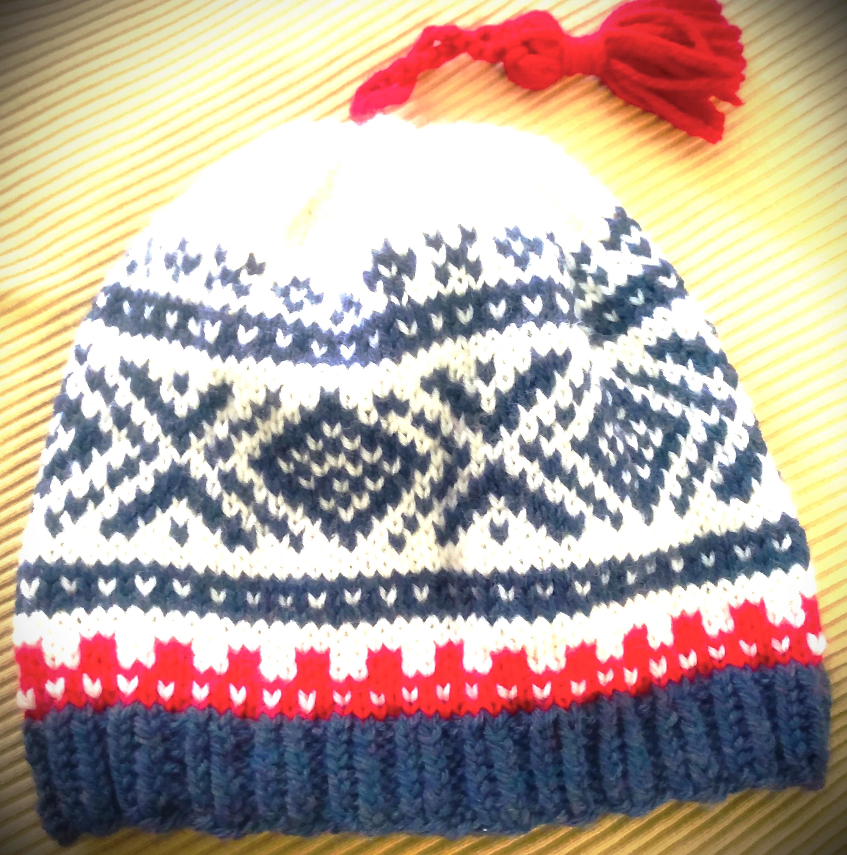Classic Norwegian Knit Winter Beanie, Nordic Ski Hat - Etsy
