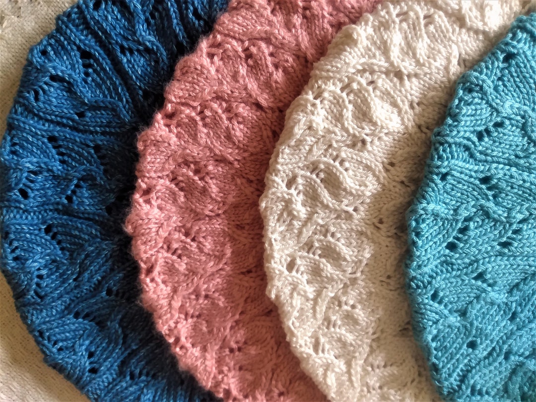 Lacy Spring Berets, Leaf and Vine Lace Beret, Lightweight Lace Beret - Etsy