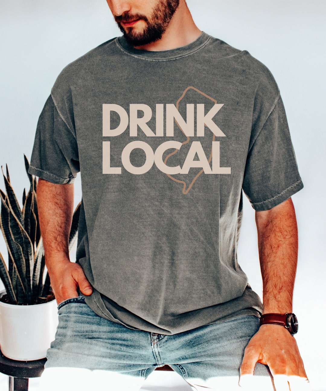Drink Local Shirt, Bachelor Shirt, Bachelorette Shirt, NJ Shirt, New ...