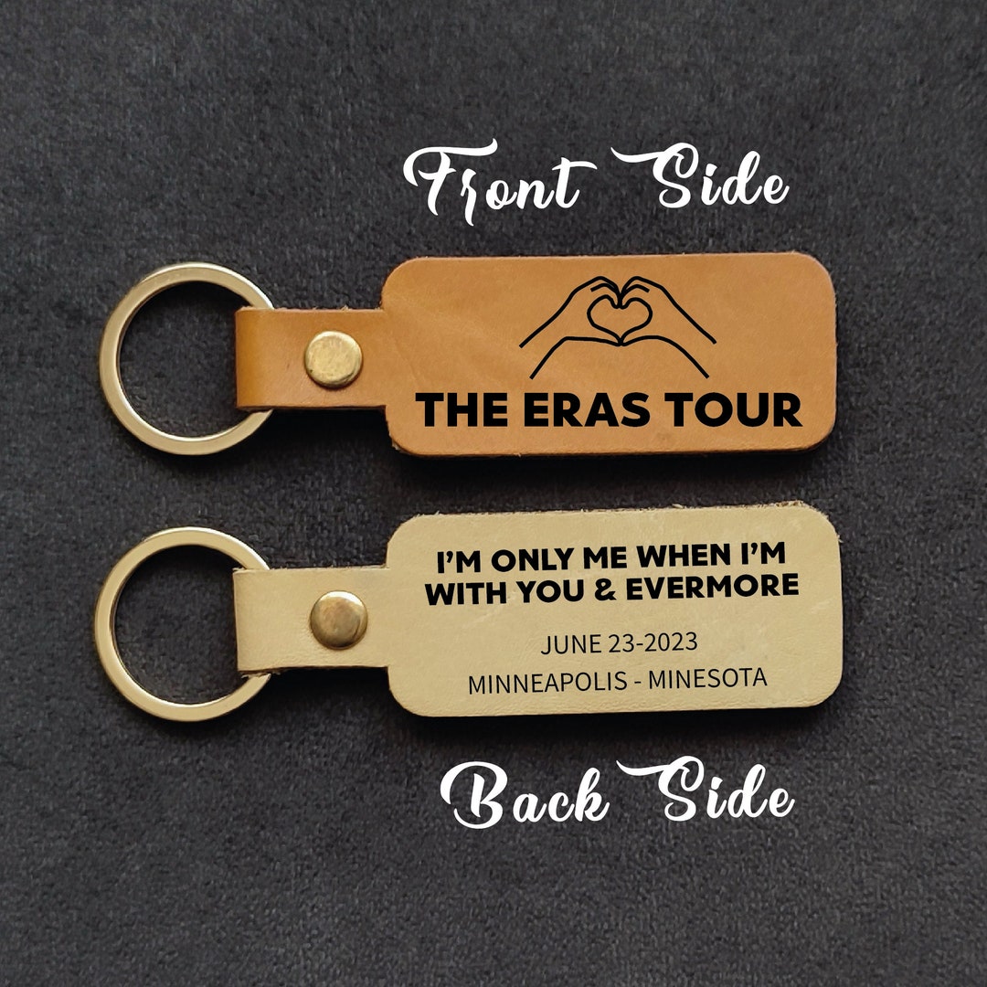 Custom the Eras Tour Leather Keychains Taylor Swift Era Concert ...