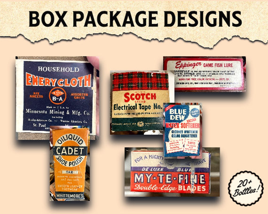 Vintage Label Inspiration Mega Bundle, Perfect for Victorian Label ...