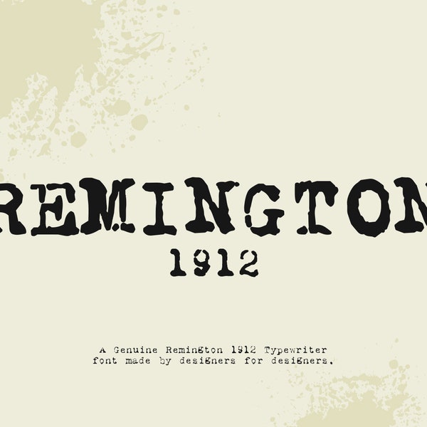 Slab Serif Typewriter Font - Etsy