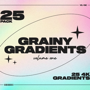25 Grainy 4K Gradient Backgrounds: Modern Digital Graphics (digital ...