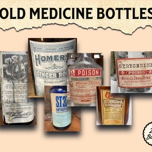 Vintage Label Inspiration Mega Bundle, Perfect for Victorian Label ...