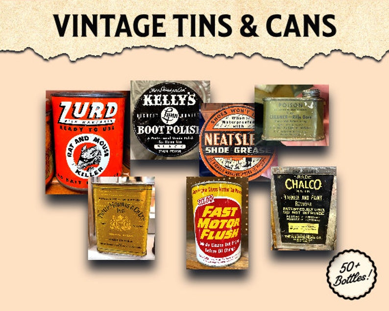 Vintage Label Inspiration Mega Bundle, Perfect for Victorian Label ...