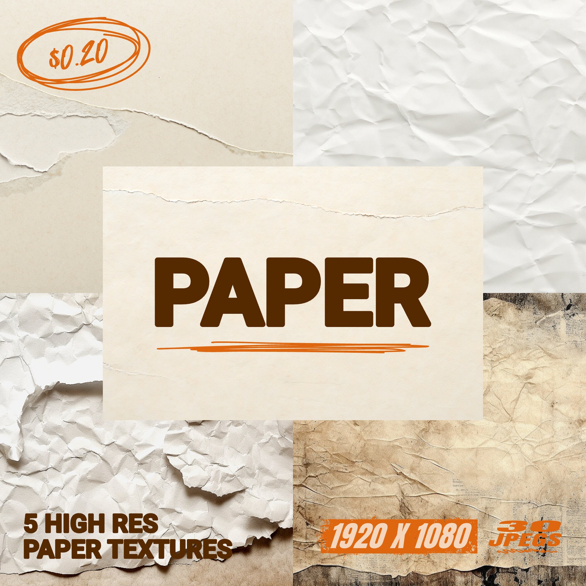 Multi-surface Texture Pack: Linen, Wood, Paper, Plastic (1920x1080 ...