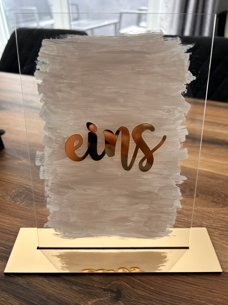 Wooden Table Stand Top Display, Acrylic Sign Holder, Table Tent ...