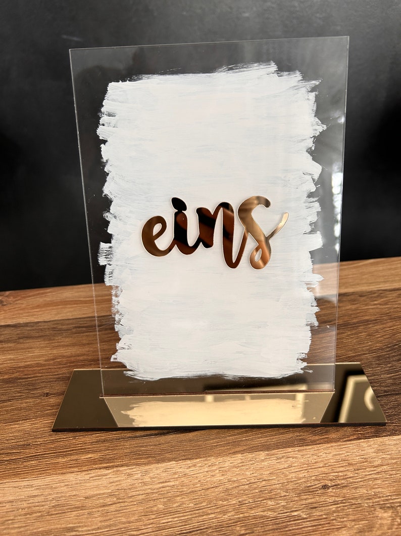 Wooden Table Stand Top Display, Acrylic Sign Holder, Table Tent ...