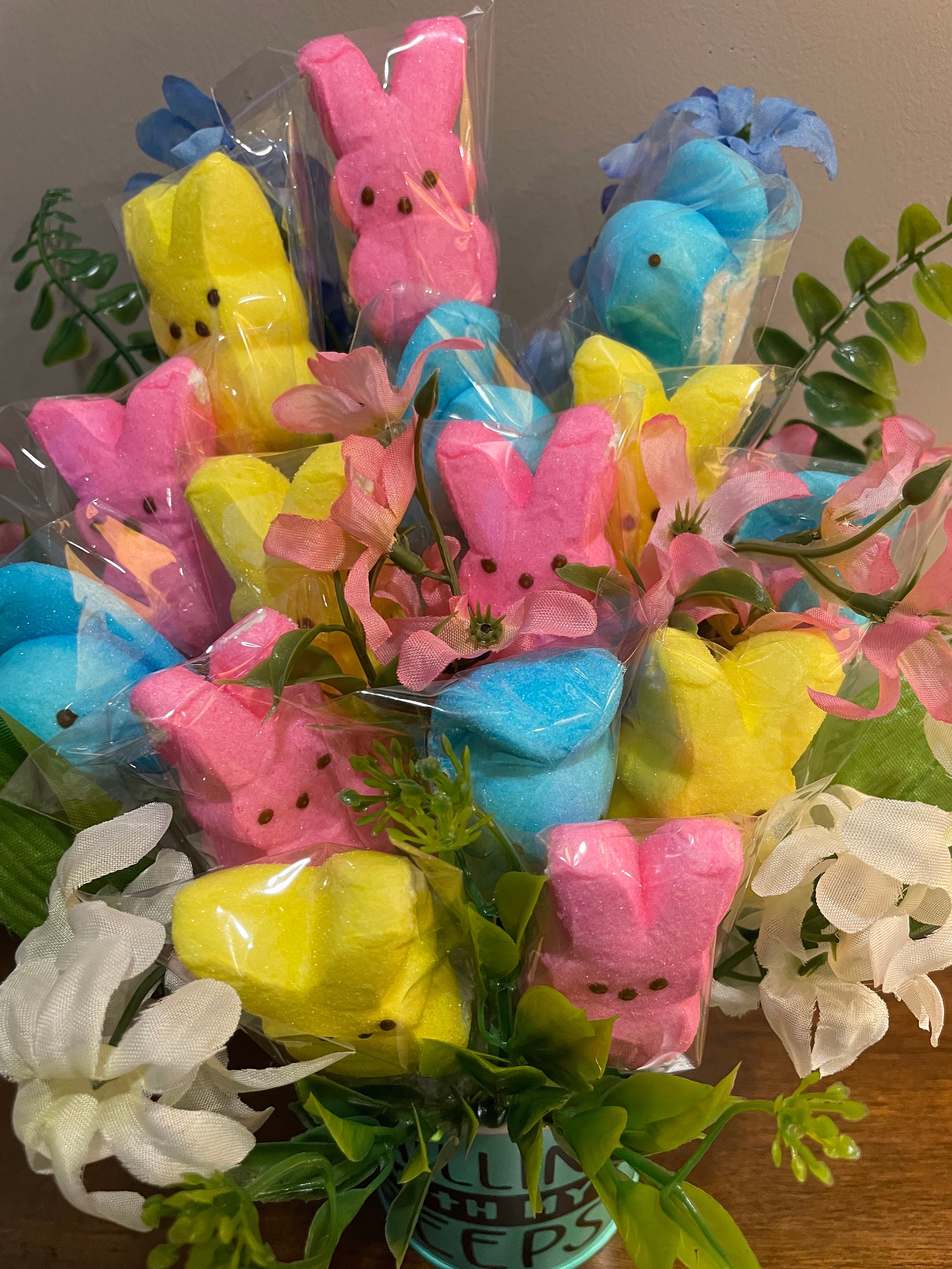 Peeps Gift Basket Peep Lover Basket Peeps Candy Basket Easter Peeps ...