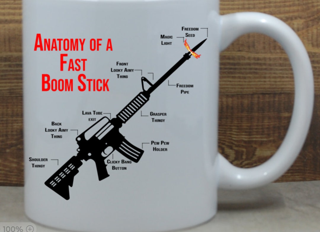 Anatomy of a Fast Pew Pewer Coffee Mug Office Gift Anatomy of a Pew ...