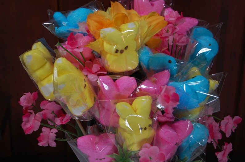 Peeps Gift Basket Peep Lover Basket Peeps Candy Basket Easter Peeps ...