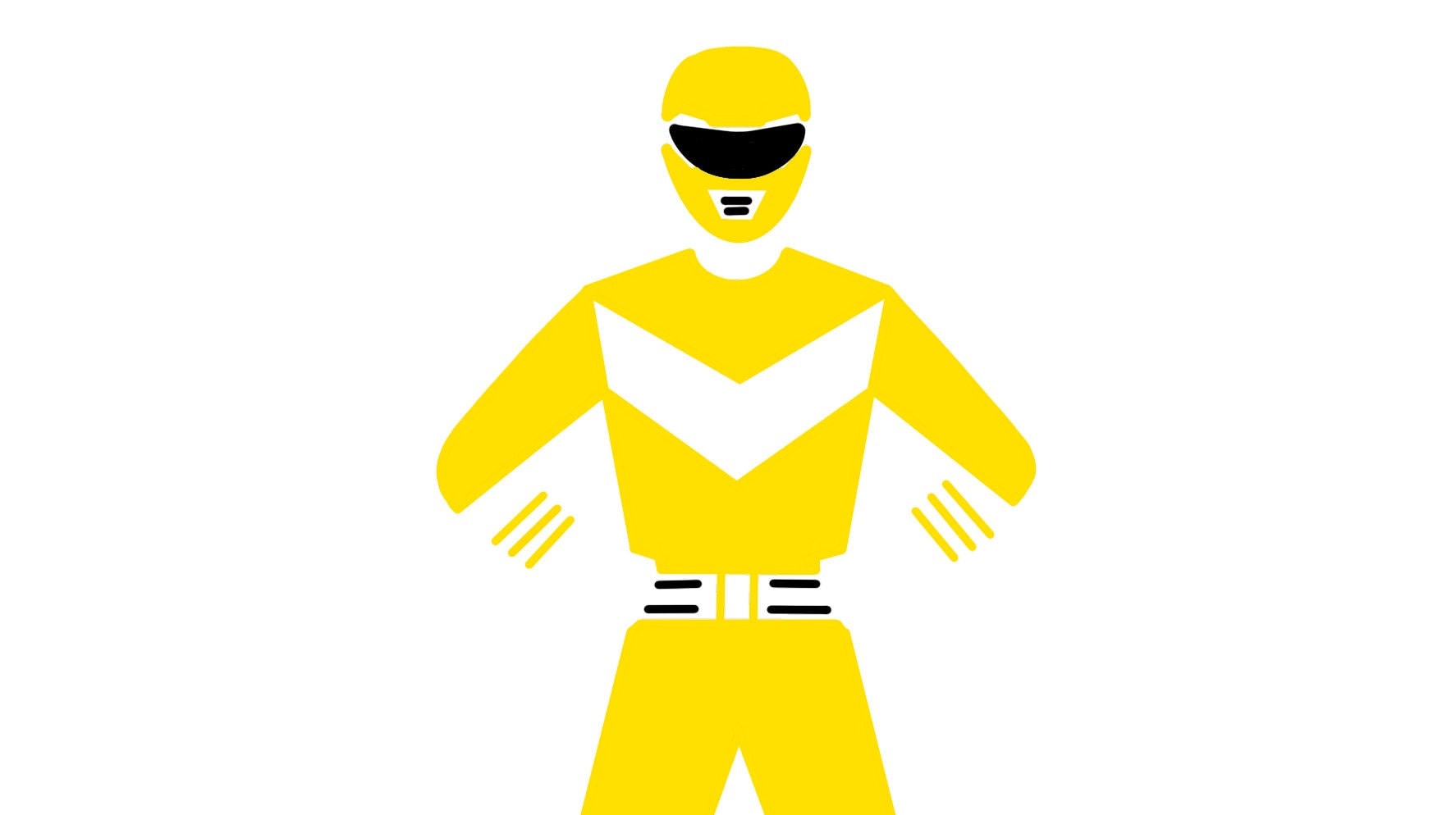 YELLOW RANGER Digital Download Craft Supplies & Tools - Etsy