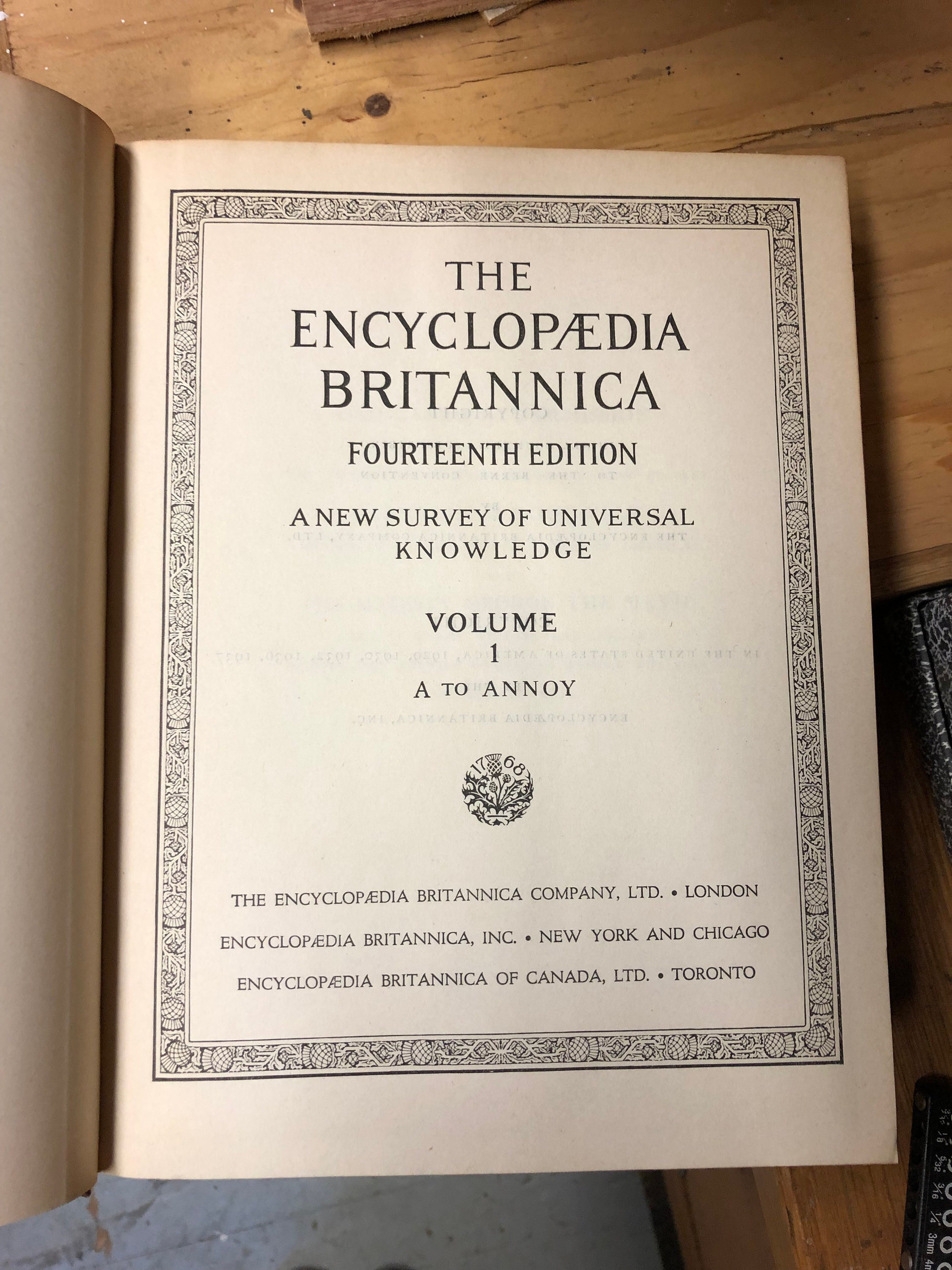 Encyclopedia Britannica 14th Edition 1937 - Etsy