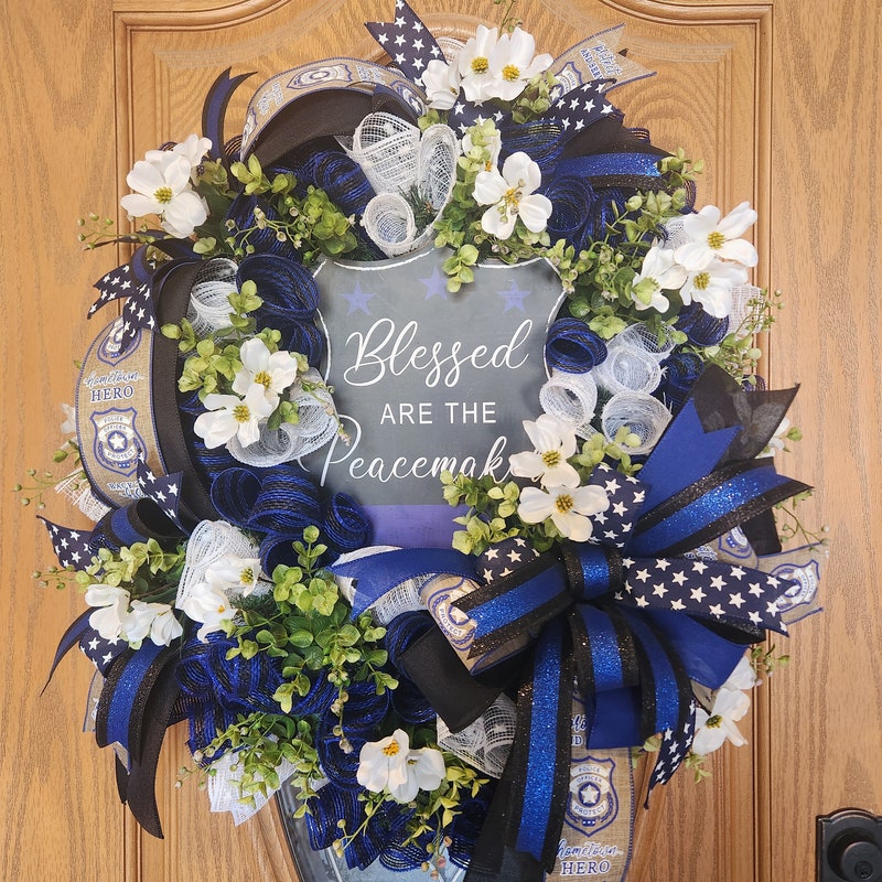 Police Wreath - Etsy