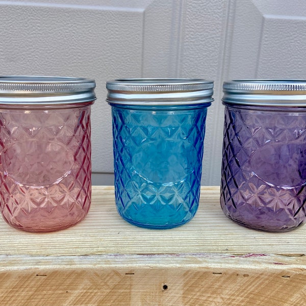 Colored Mason Jars - Etsy