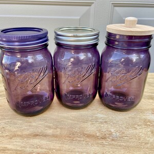 Purple Ball Heritage Mason Jar - Pint Size 100th Anniversary Vintage ...