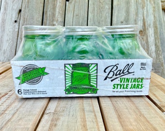 Purple Ball Heritage Mason Jar - Pint Size 100th Anniversary Vintage ...