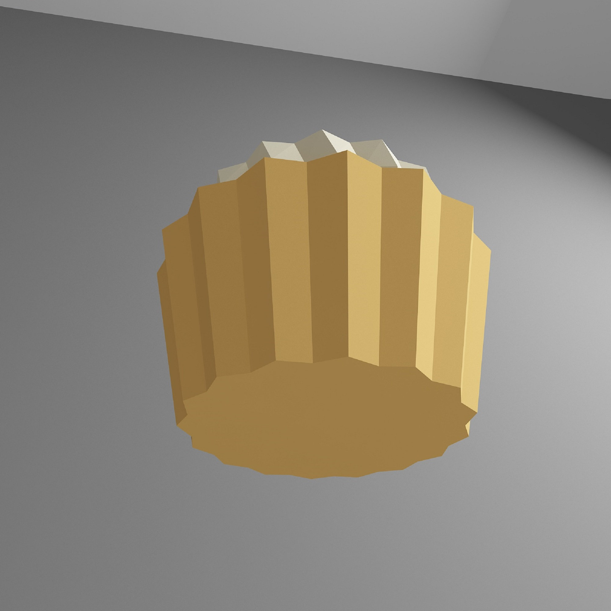 3d Paper Cupcake, Low Poly Paper Craft Cupcake, Origami Home Wall Decor ...