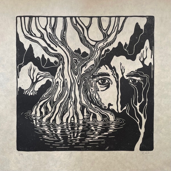 Linocuts - Etsy