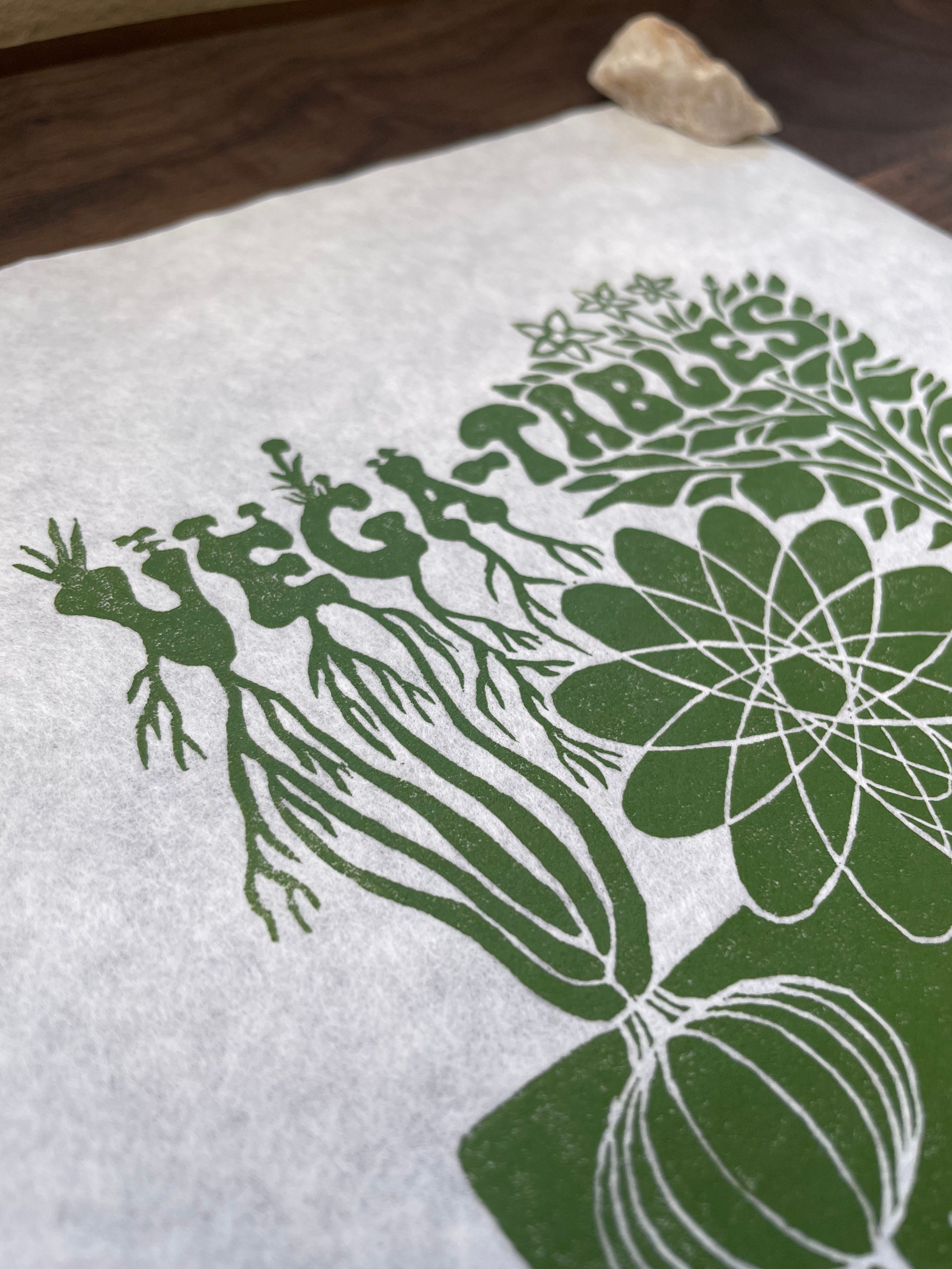 Vega-tables - Beach Boys Inspired Linocut Print - Etsy