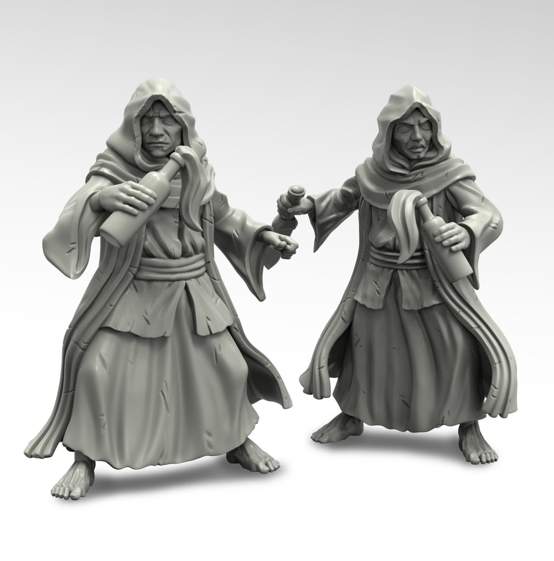 Dark Druids 32mm Scale Miniature for Lovecraft Themed Table Top Rpgs ...