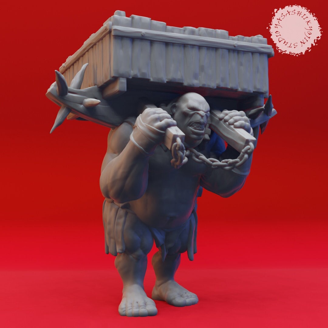 Ogre Howdah - 32mm/54mm Scale Miniature for Table Top Rpgs and ...