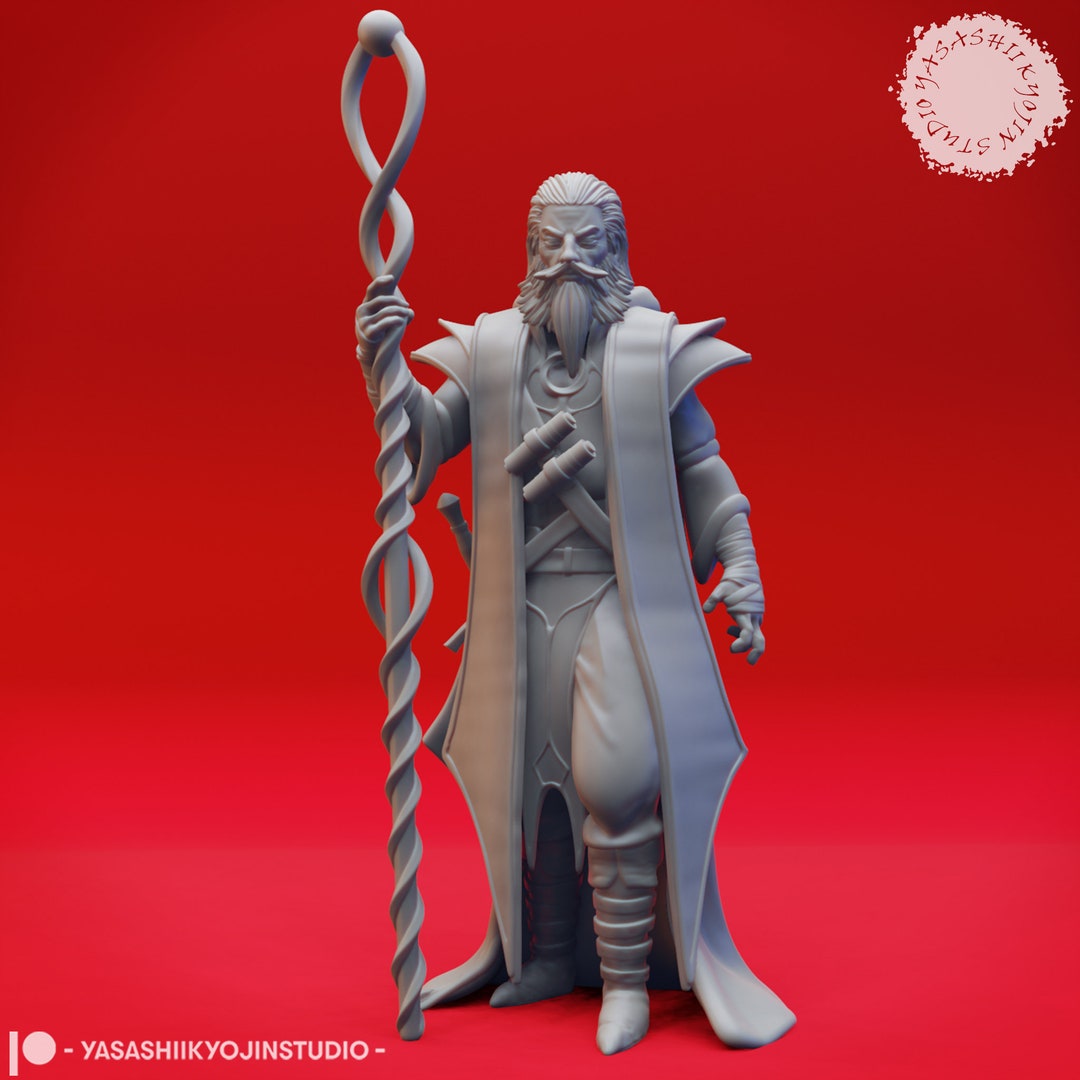 Evil Mage - 32mm/54mm Scale Miniature for Table Top Rpgs and Wargaming ...
