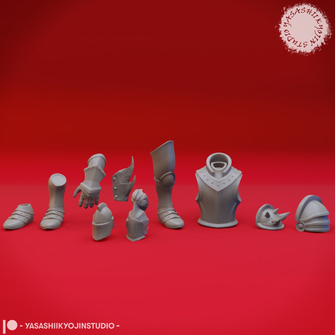 Armour Pieces Bundle - 32mm/54mm Scale Scatter Terrain for Table Top ...