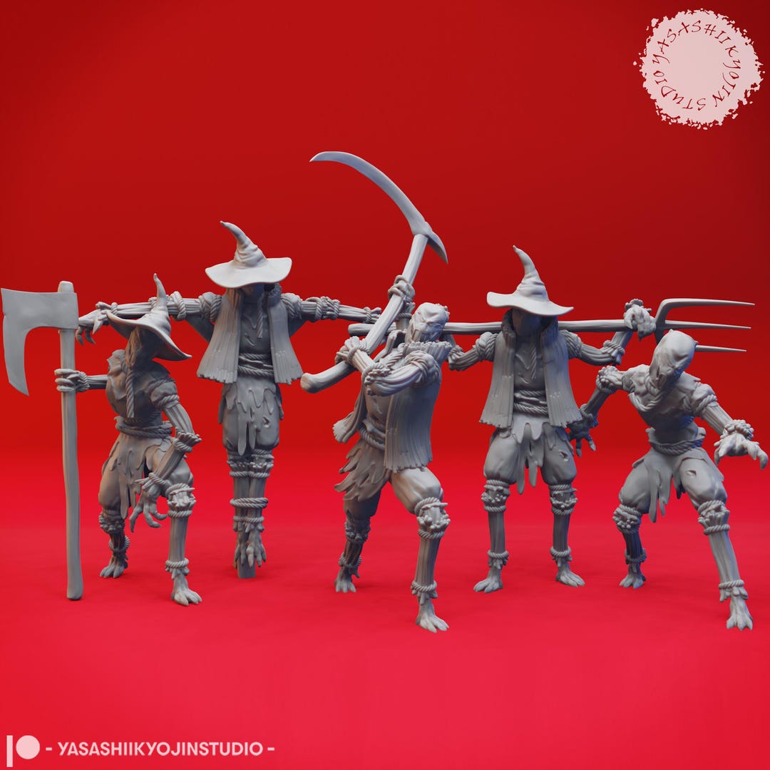 Scarecrow - 32mm/54mm Scale Miniature for Table Top Rpgs ( D&D, Dnd ...