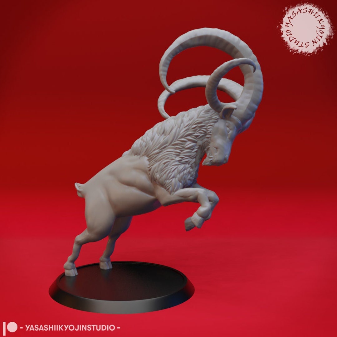 Giant Goat 32mm/54mm Scale Miniature for Table Top Rpgs D&D, Dnd ...