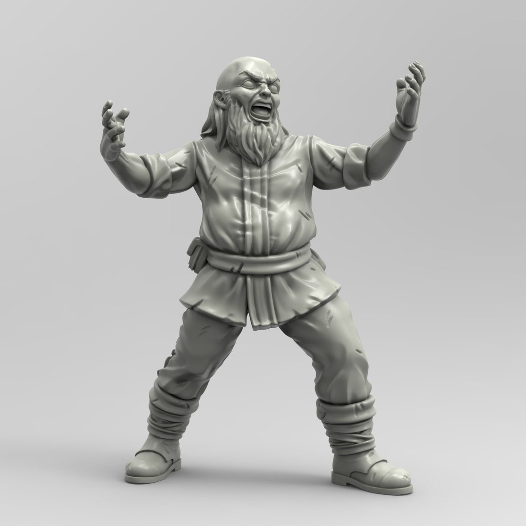 Old Wizard Whateley - 32mm Dunwich Horror Miniature for Lovecraftian ...