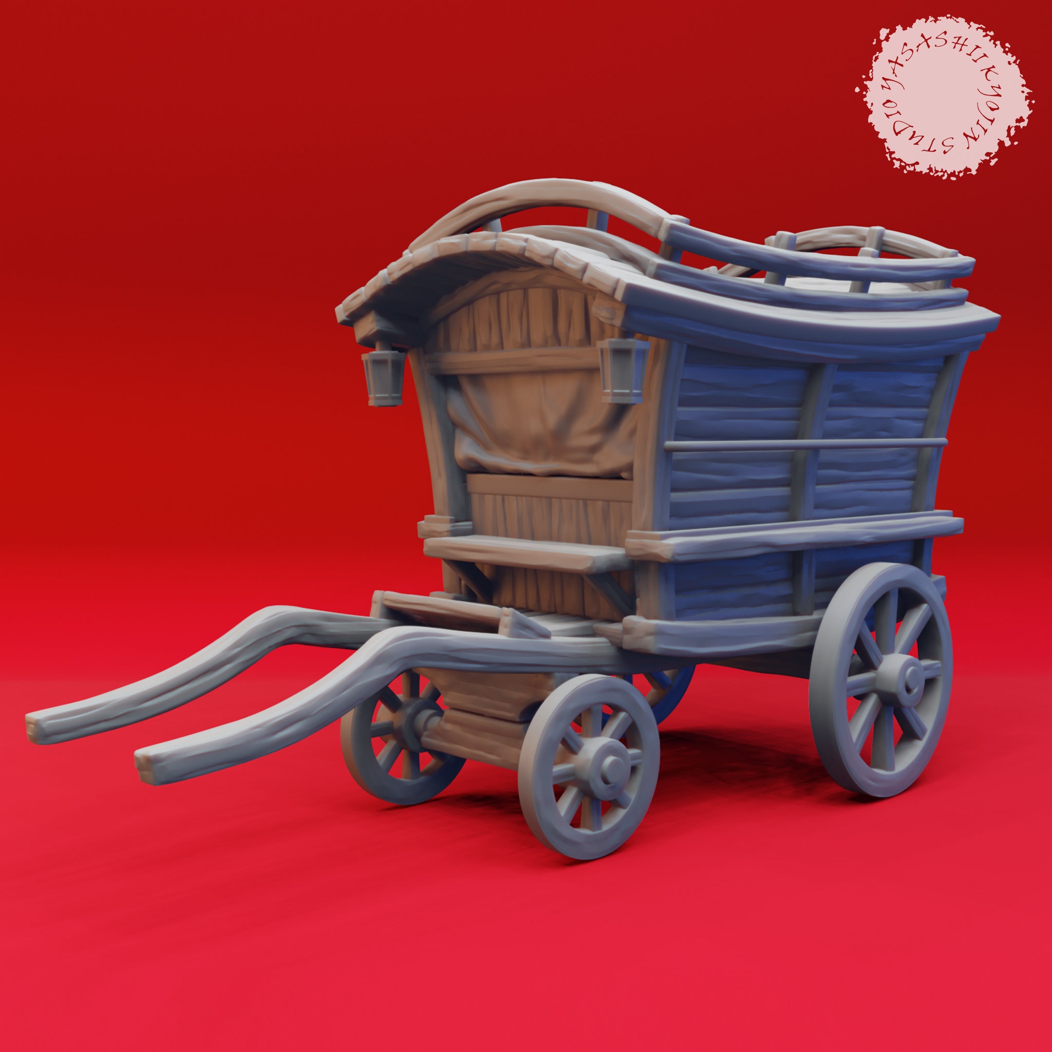 Mimic Wagon - 32mm/54mm Scale Miniature for Table Top Rpgs and ...