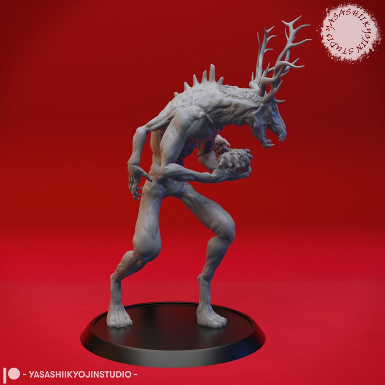 Wendigo 32mm/54mm Scale Miniature for Table Top Rpgs and - Etsy