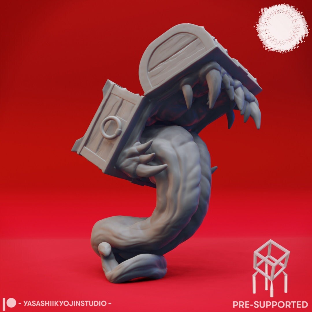 Mimic (with Closed Chest) - 32mm/54mm Scale Miniature for Table Top ...