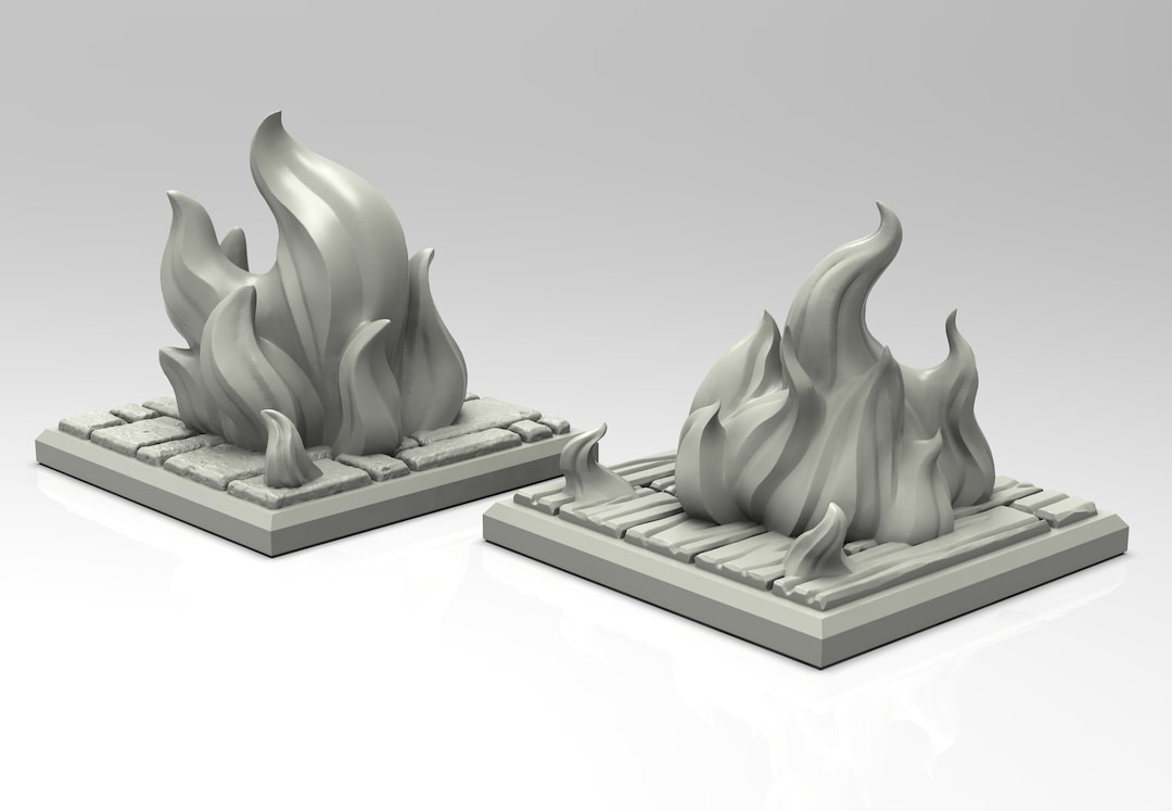 Fire Token/marker - 32mm Scale Objective Markers for Lovecraft Themed ...