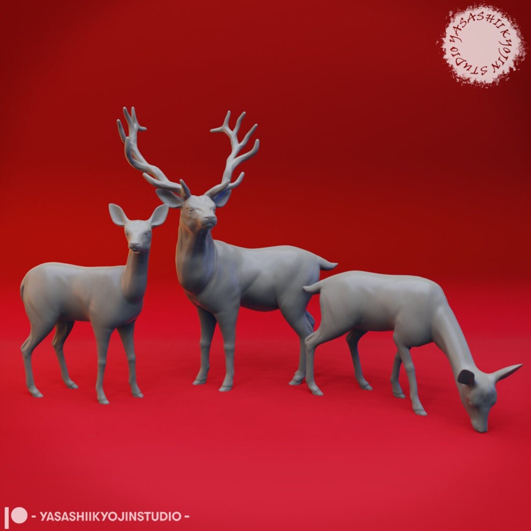 Deer/stag - 32mm/54mm Scale Miniature for Table Top Rpgs ( D&D, Dnd ...