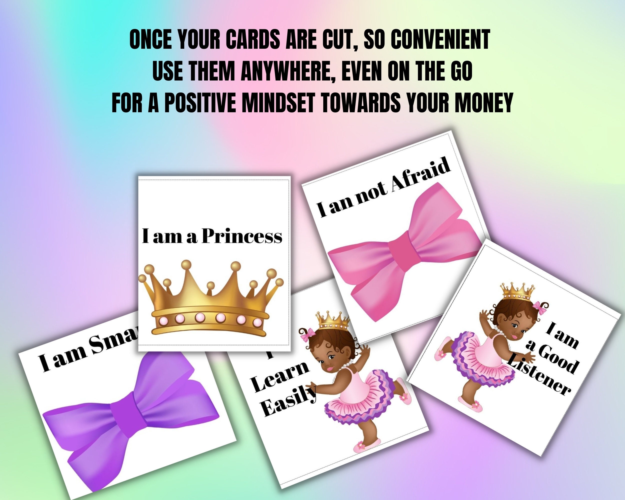 36 Child Affirmation Cards, Toddler Affirmations, Positive Daily Quotes ...