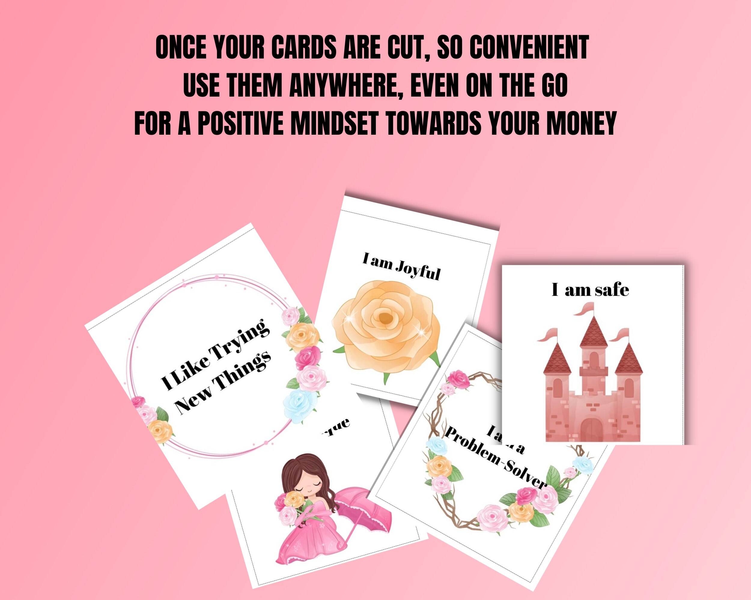 Affirmation Cards for Kids Printable, Children's Positive Affirmation ...